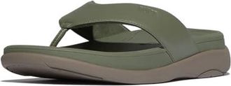 FitFlop Homme F-Mode Go Mens Toe-Post Sandals, Safari Green, 43 EU