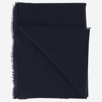 Faliero Sarti Mens Adriel Cashmere Scarf Navy Scarfs
