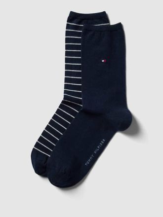 Tommy Hilfiger Socken mit Label-Detail im 2er-Pack