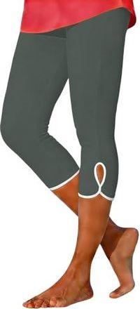 Generic Pantalon de yoga pour femme avec taille, d&eacute;coup&eacute;, confortable, extensible, legging de compression, grande taille, pantalon de gymnastique et de yoga 2