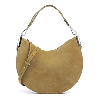 Coccinelle Femme, Sacs, Vert, Taille: ONE Size Sunup Suede Hobo Bag