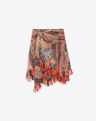 Isabel Marant Jupe Dova - Femme - Orange - Taille 38 - Isabel Marant