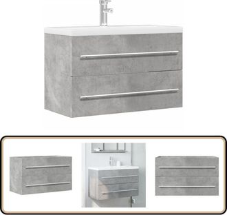 vidaXL Waschbeckenunterschrank Artisan-Eiche 80x38,5x48 cm - Vidaxl