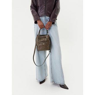 Pinko Handtasche PINKO Cargo Bucket Al 25-26 PLTT 105112 A2JC Braun