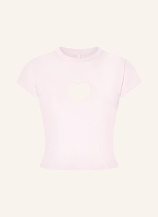 SKIMS Skims Lounge-Shirt Worn In Jersey pink