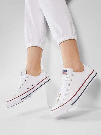 Converse Sneakers aus Stoff Converse Chuck Taylor All Star Ox 132173C Wei&szlig;