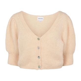 Americandreams Americandreams, Femme, Pulls, Beige, Taille: 42 FR Manda Alpaga Cardigan