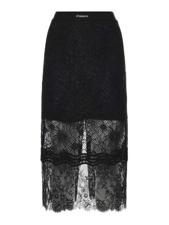 Pinko Jupe Midi - Noir