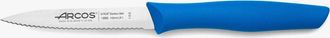 Arcos K&uuml;chenmesser Serrado - Edelstahl NITRUM 100 mm - Ideal zum Sch&auml;len von Obst und Gem&uuml;se - Rutschfester Griff - Serie Nova