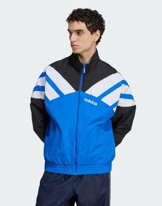 adidas Originals Trainingsoberteil in Blau und Schwarz