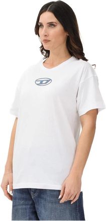 Diesel Femme, Tops, Blanc, Taille: 34 FR T-shirt J025900Graik100