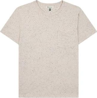 Faguo T-shirt &agrave; col rond en coton m&eacute;lang&eacute;