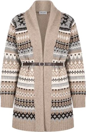 Gran Sasso Cardigan - Femme - Pulls - Beige - Taille: 36 FR