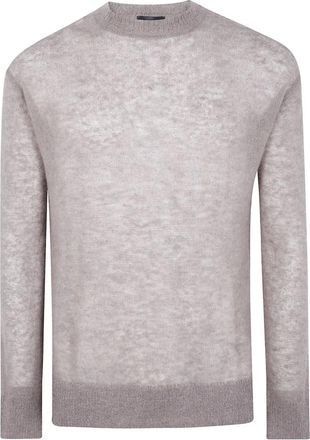 Emporio Armani Homme, Pulls, Brun, Taille: M Pull ras du cou en maille fine