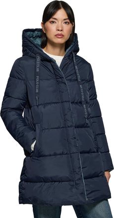 Polo Club Wendemantel Gracia blau mit fester Kapuze Details - Damen