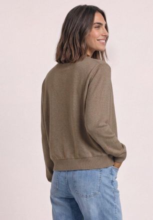 Street One Cardigan aus softem Materialmix