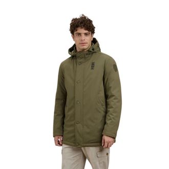 Blauer Chester Parka mit abnehmbarer Kapuze - - Coats - Herren - Gr&uuml;n - M