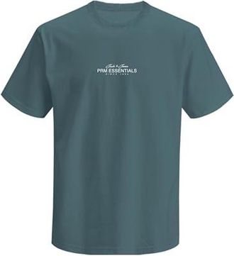 Jack & Jones Jprblacasper SS Tee FST, Goblin Blue., L