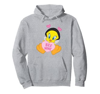 Looney Tunes Looney Tunes Valentines Day Tweety Bee Mine Pullover Hoodie