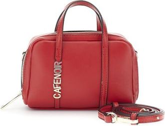 Caf&egrave;noir Mini-sac Avec Inscription M&eacute;tallique, Pour Femme, Couleur Rouge, Taille Taille Unique