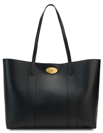 Mulberry Pebbled Leather Tote Bag - Black