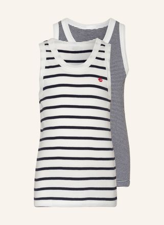Petit Bateau Petit Bateau 2er-Pack Unterhemden blau