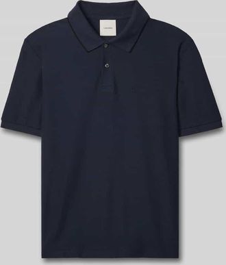 Calvin Klein Poloshirt mit Logo Stitching aus reiner Baumwolle