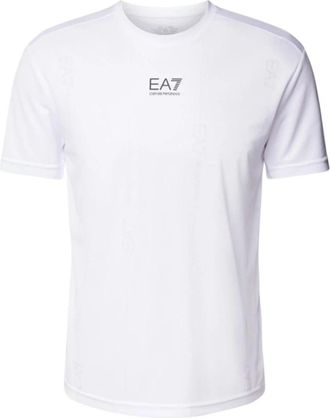 Emporio Armani Wei&szlig;es T-Shirt mit kurzen &Auml;rmeln von Ea7 - - Tops - Herren - Wei&szlig; - 2XL