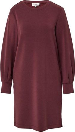 s.Oliver Midikleid Kleid Scuba-Kleid mit weitem Arm und Eingrifftaschen