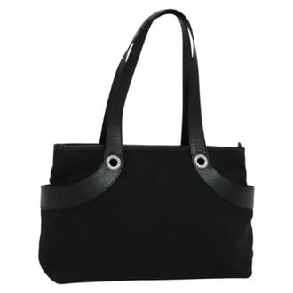 Bulgari Pre-owned Canvas Handtaschen - - Pre-owned - Damen - Schwarzk - ONE SIZE
