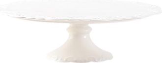 DOITOOL Plateau &agrave; g&acirc;teau rotatif en c&eacute;ramique - Support &agrave; g&acirc;teau blanc - Support rond pour cupcakes - Support pour dessert et cupcakes - Pr&eacute;sentoir pour maria