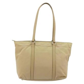Prada Sac cabas Pre-owned - Femme - Pre-owned - Beige - Taille: ONE Size