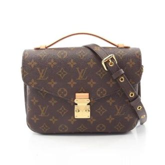 Louis Vuitton Pre-owned Pochette Metis Monogram Coated Canvas 2way Bag - - Pre-owned - Damen - Braun - ONE SIZE