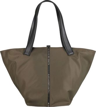 Alexander Smith Femme, Sacs, Vert, Taille: ONE Size Lauren Large sac à main avec bandoulière en nylon vert militaire