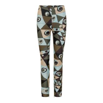 Pucci Femme, Pantalons, Multicolore, Taille: 42 FR Leggings Ajust&eacute;s