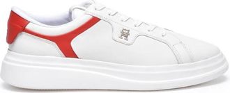 Tommy Hilfiger Femme, Chaussures, Blanc, Taille: 42 EU Pointy Court Baskets