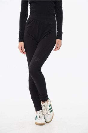 Maison Margiela MM6 SALOMON Nylon Leggings with Embossed Ton on Ton Details size L