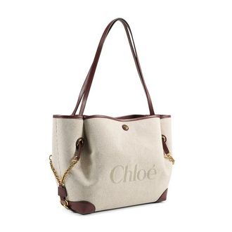Chlo&eacute; Sac Clover &agrave; d&eacute;tail chaine et logo brod&eacute; en cuir