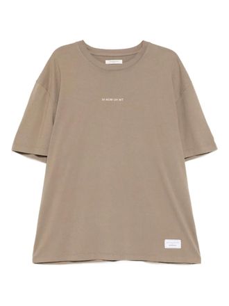 Ih Nom Uh Nit T-Shirt mit Logo - Braun