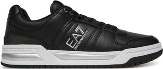 Emporio Armani Homme, Chaussures, Noir, Taille: 39 1/3 EU Baskets basse