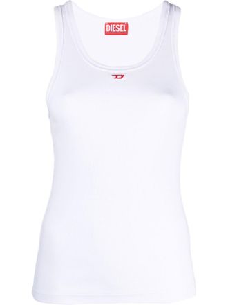 Diesel T-Anky-D Tanktop mit Logo-Applikation - Wei&szlig;