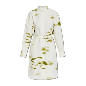 Ferragamo Kleid mit Taschen - - Dresses - Damen - Beige - M