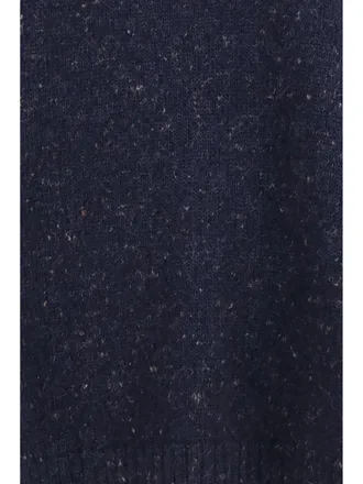 Fabiana Filippi Boucl&eacute; Knit with Lurex Sweater - Navy