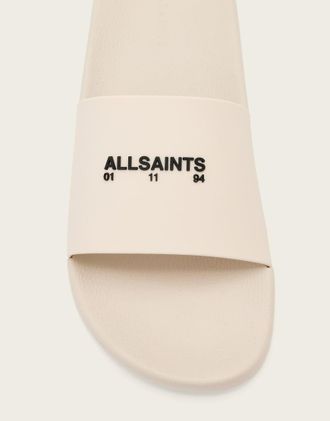 AllSaints Date - Slider in Kreidewei&szlig;