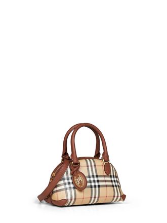 Burberry Womens Mini Handbag Primrose Beige Cotton Handbags Hand Bags