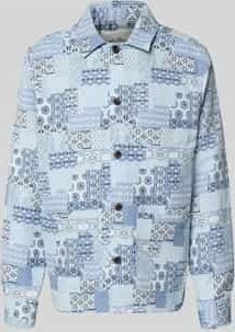 Les Deux Regular Fit Overshirt im Allover-Look