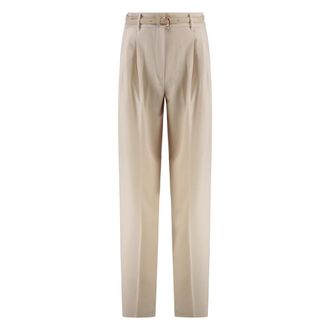 Max Mara Entrata Hose - - Trousers - Damen - Beige - M