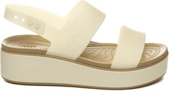 Crocs Brooklyn Low Wrap Wedge - - Shoes - Damen - Beige - 41 EU