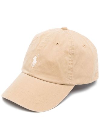 Polo Ralph Lauren casquette &agrave; logo brod&eacute; - Tons neutres