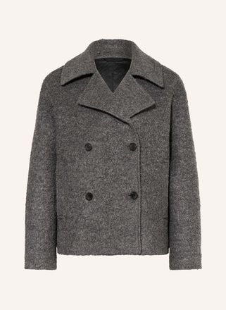 Selected Boucl&eacute;-Jacke grau